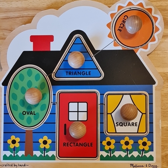 Melissa & Doug | Toys | Melissa Doug Shape Sorting Puzzle Colorful ...